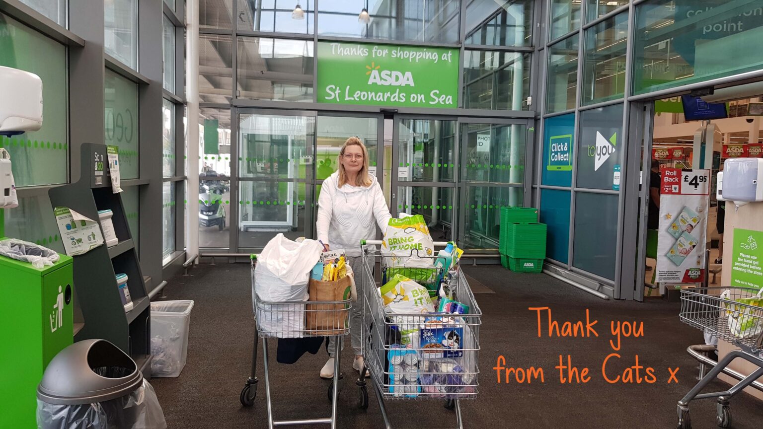 Thank You Asda Customers - Cat Call UK